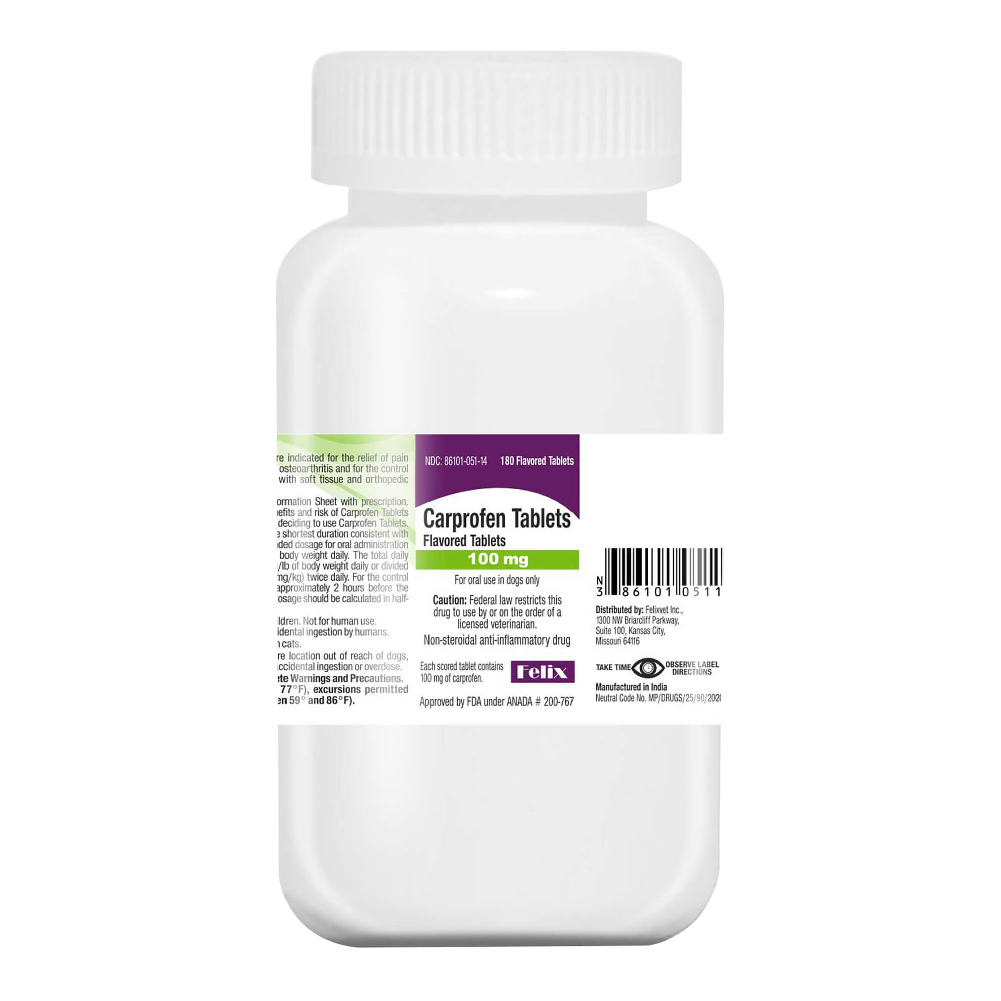 Rx Carprofen Flavored Tablets, Anti-Inflammatory for Dogs — Pet ...