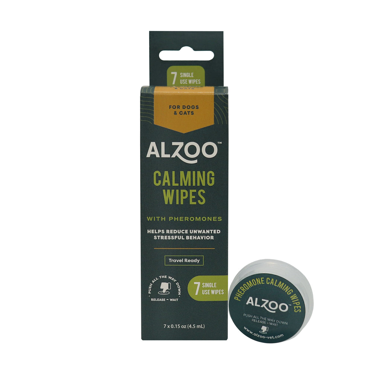 ALZOO Pheromone Calming Wipes for Dogs and Cats — Pet Supplies 4 Less