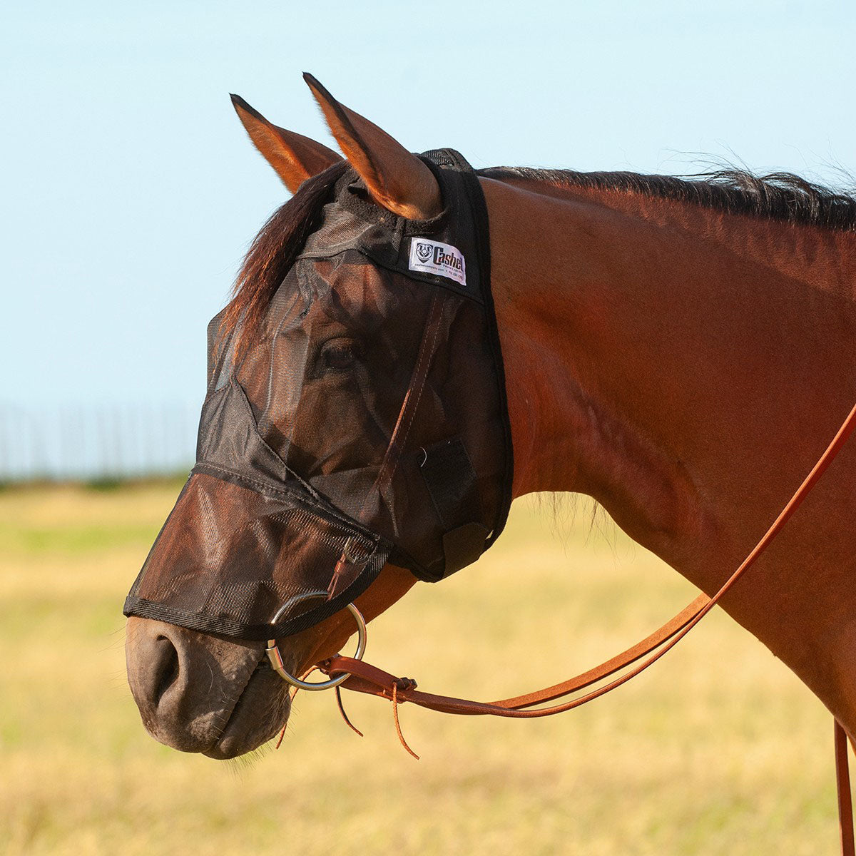 Quiet Ride Fly Mask with Long Nose for Horses — Pet Supplies 4 Less