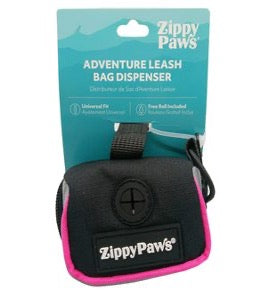 Zippy Paws Adventure Dog Leash Bag Dispenser, Hibiscus Pink — Pet ...