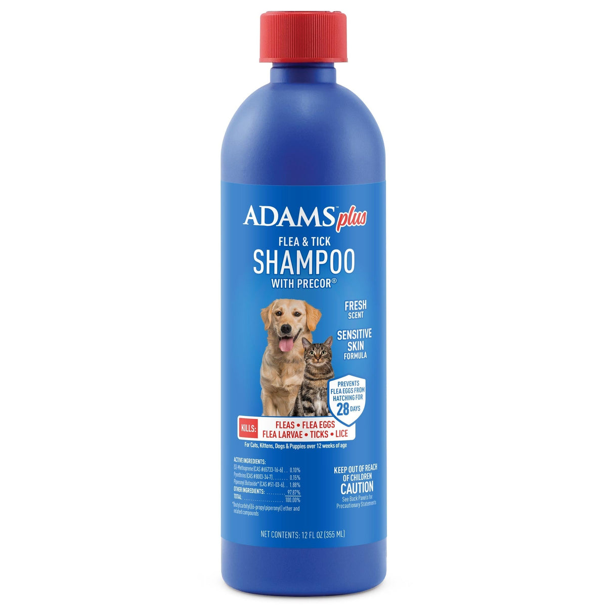 Adams Plus Flea & Tick Shampoo for Dogs & Cats — Pet Supplies 4 Less