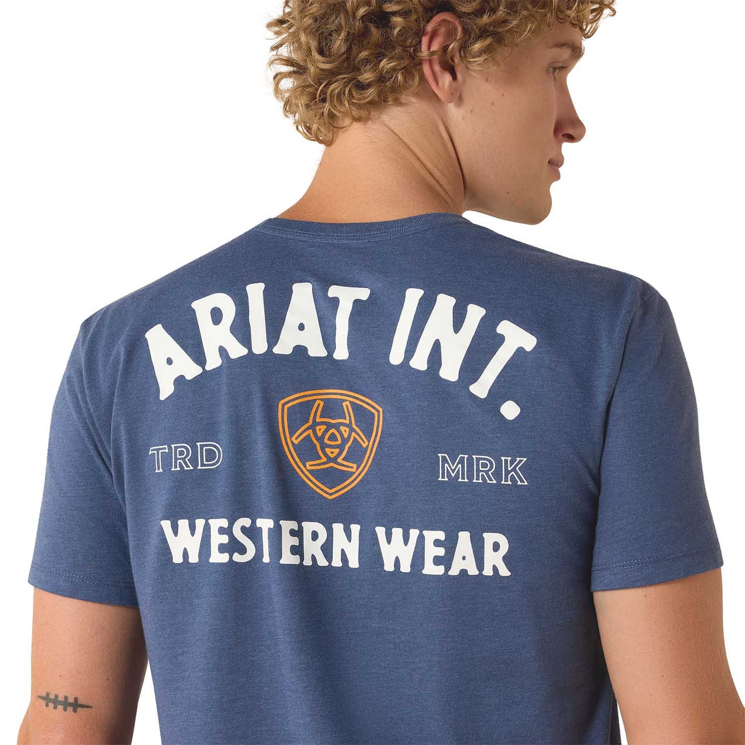 Ariat Mens Short Sleeve Shirt, Navy Weatern Wear - Multiple Colors ...