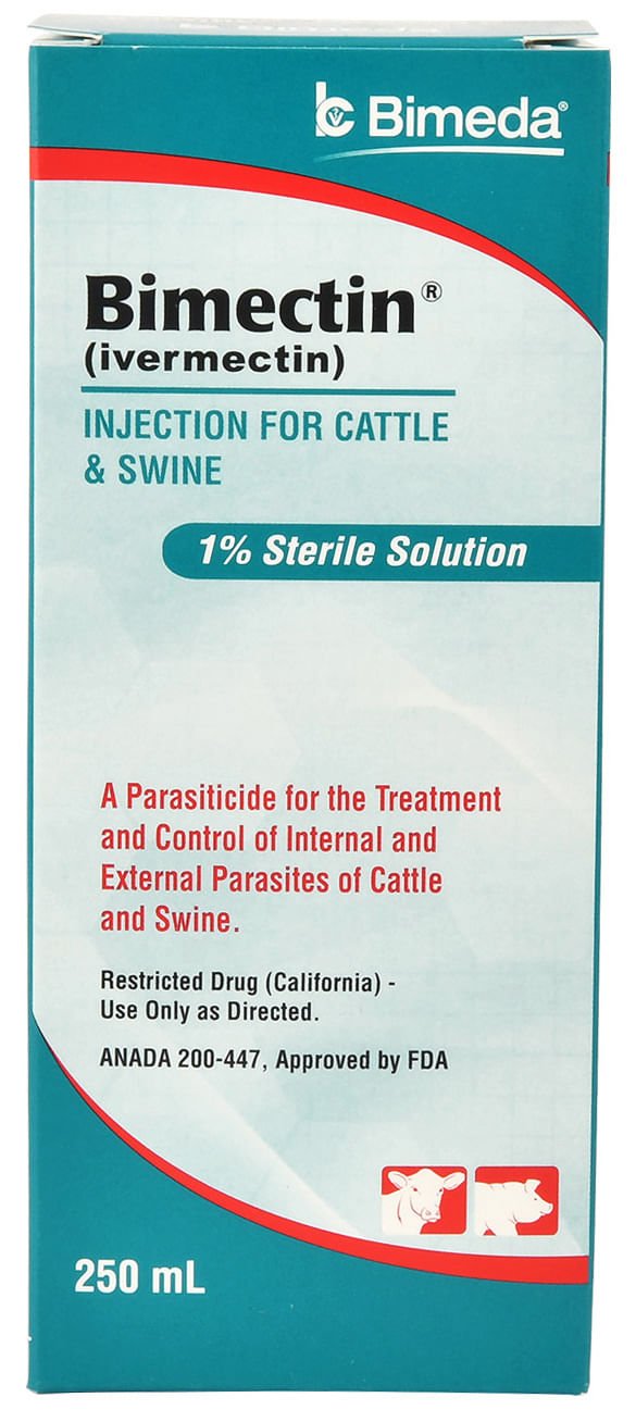 Bimectin Injectable Cattle & Swine Wormer — Pet Supplies 4 Less