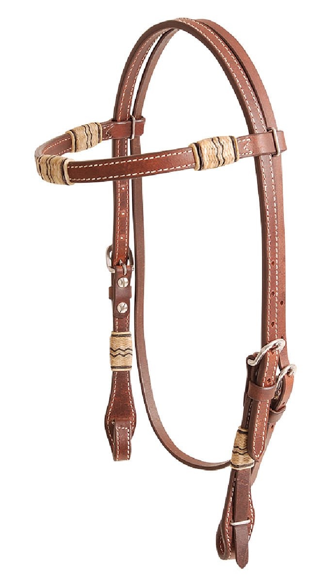 Cashel Rawhide Inlay Browband Headstall for Horses — Pet Supplies 4 Less