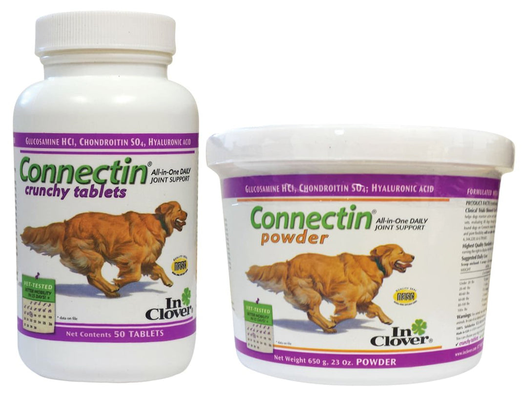Connectin® All-in-One Dog Joint Support Powder & Tablets — Pet Supplies ...