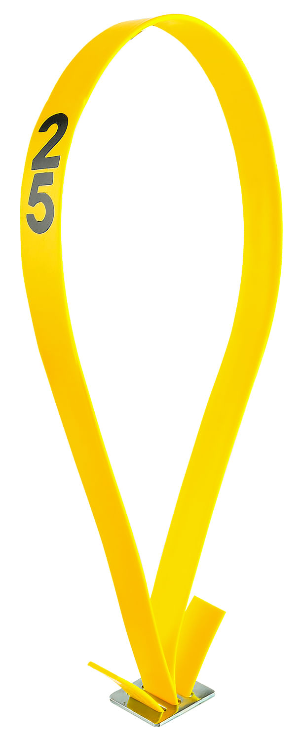 Yellow Numbered Mare ID Neck Strap, Yellow — Pet Supplies 4 Less