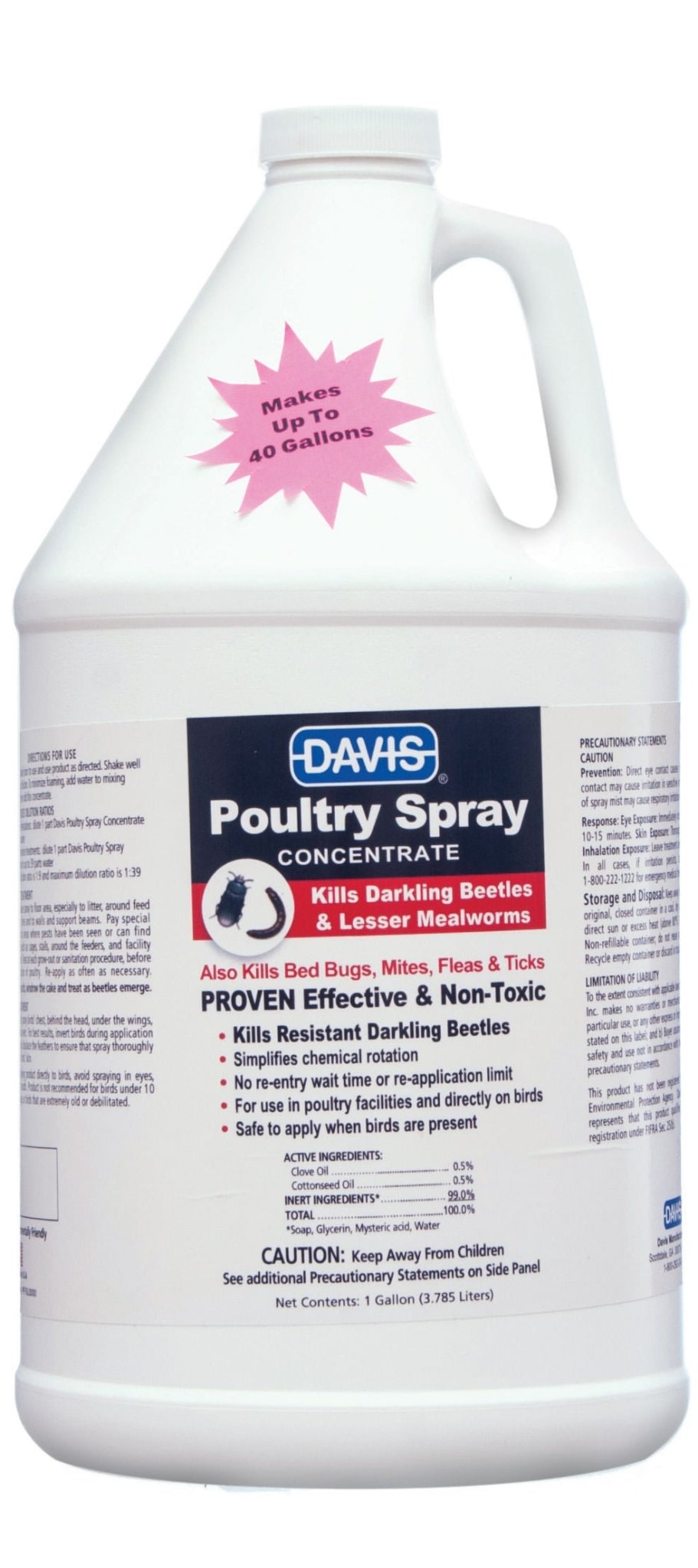 Davis Pure Planet Poultry Spray Concentrate, gallon — Pet Supplies 4 Less