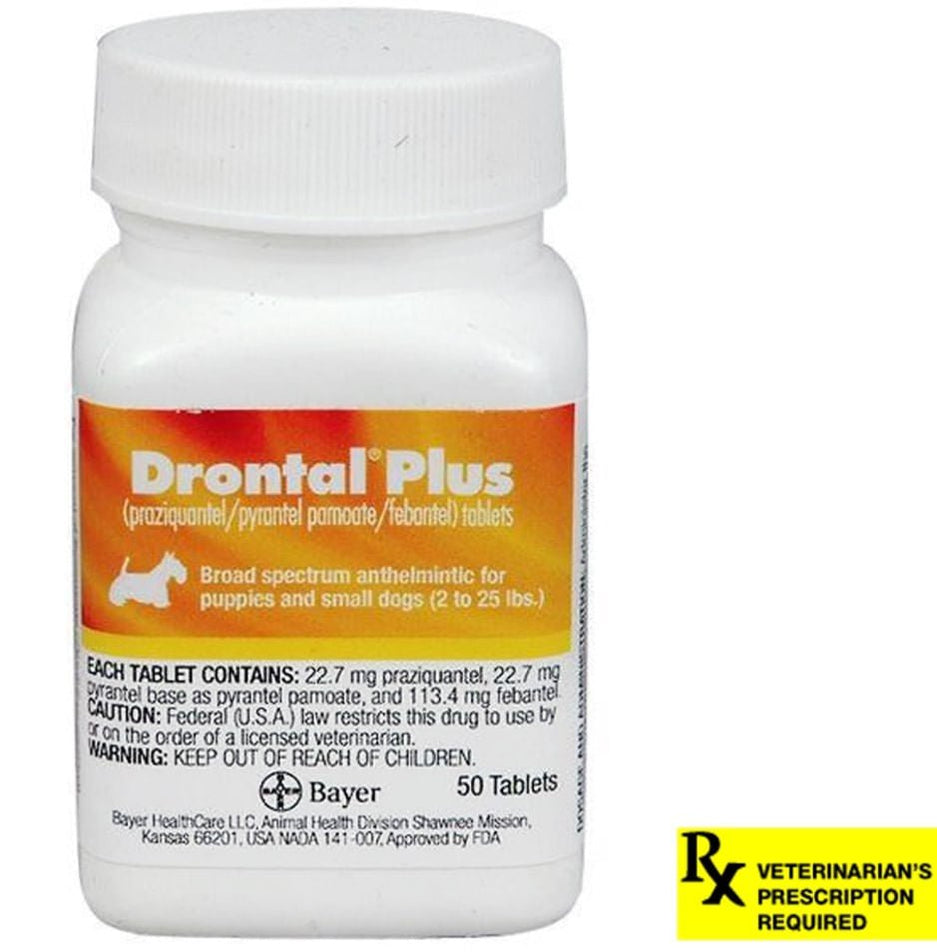Drontal Plus for Dogs (Praziquantel/ Pyrantel pamoate/ Febantel) — Pet ...