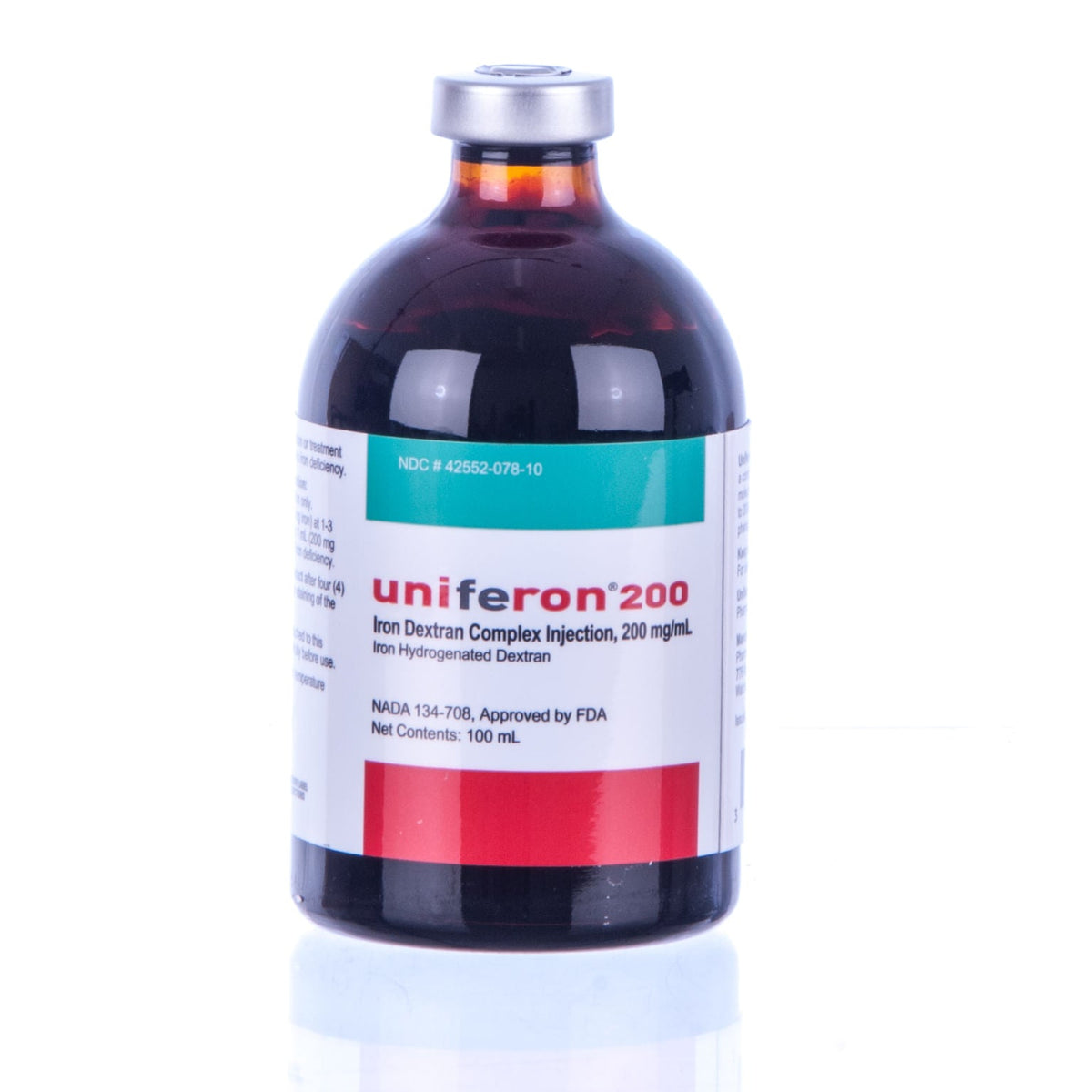 Ferrodex 200 Iron Dextran Injectable, 100 mL — Pet Supplies 4 Less