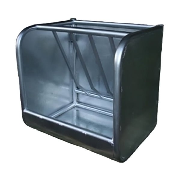 Heavy-Duty Galvanized Steel Livestock Hay & Grain Feeder — Pet Supplies ...