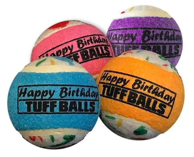Happy Birthday Tuff Balls for Pets — Pet Supplies 4 Less