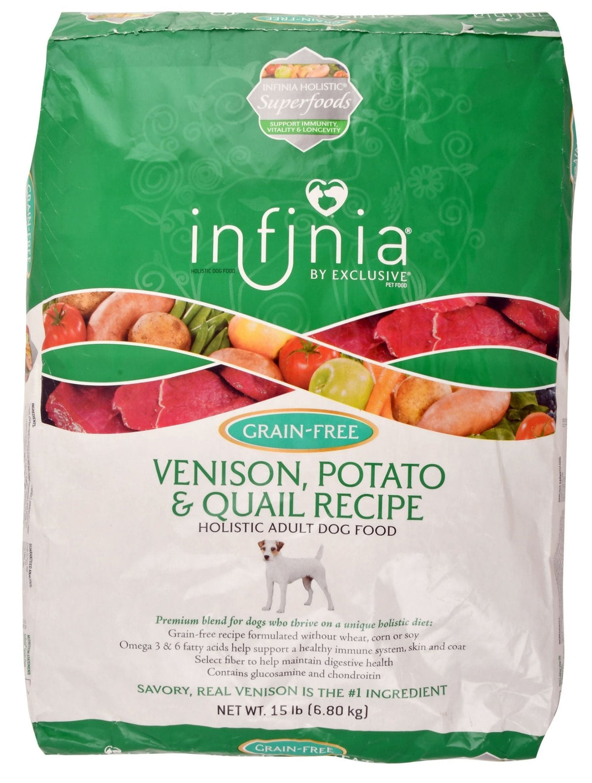 Infinia Grain Free Venison & Potato-Quail Dry Dog Food — PSL