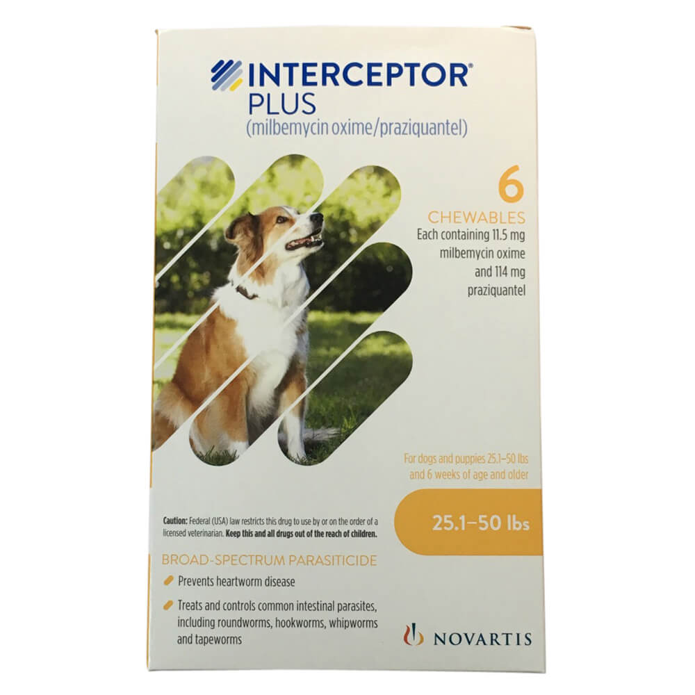 Interceptor Plus Chewable Tablets — Pet Supplies 4 Less
