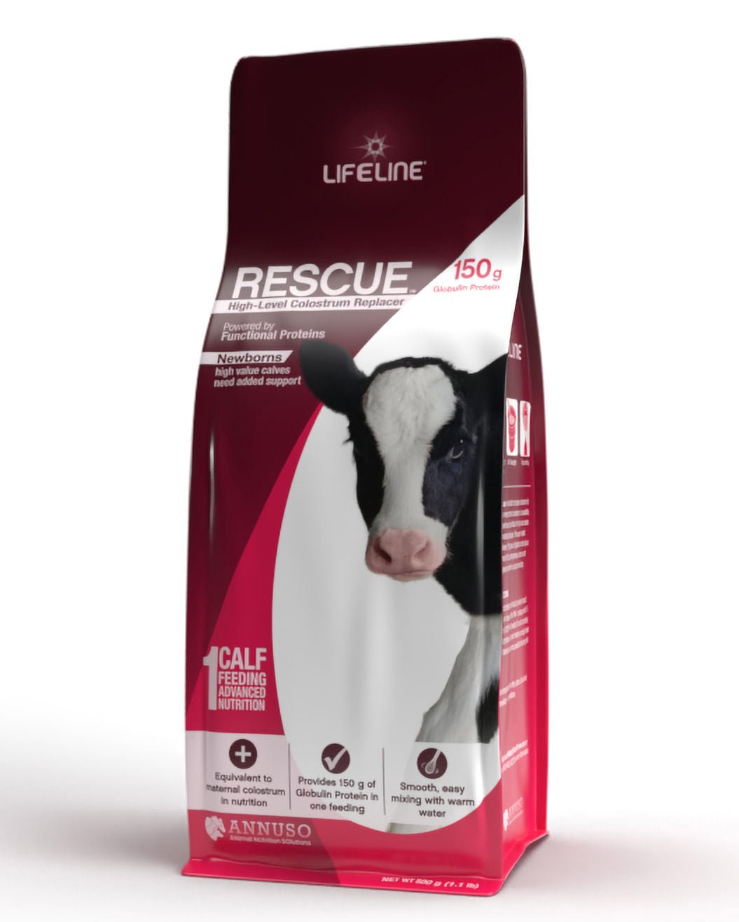LIFELINE Rescue 150g High Level Colostrum Replacer, 1 lb for Calves ...