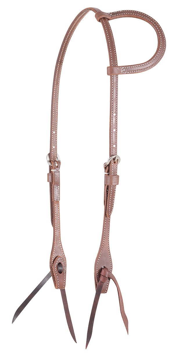 Harness Slip Ear Headstall 1/2-inch Thick, Natural by Martin Saddlery ...