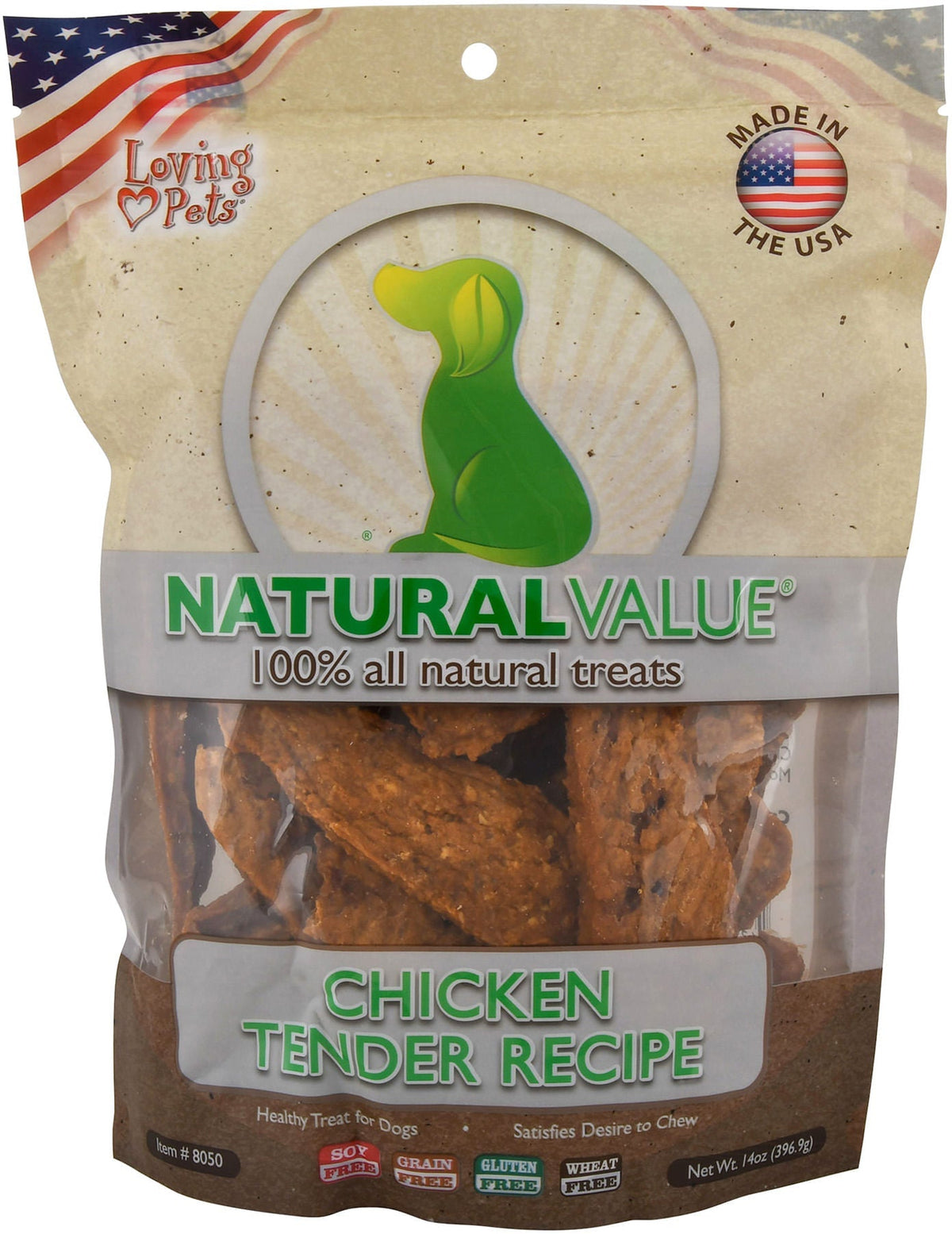 Natural Value Dog Treat Chicken Tenders, 14 oz — Pet Supplies 4 Less
