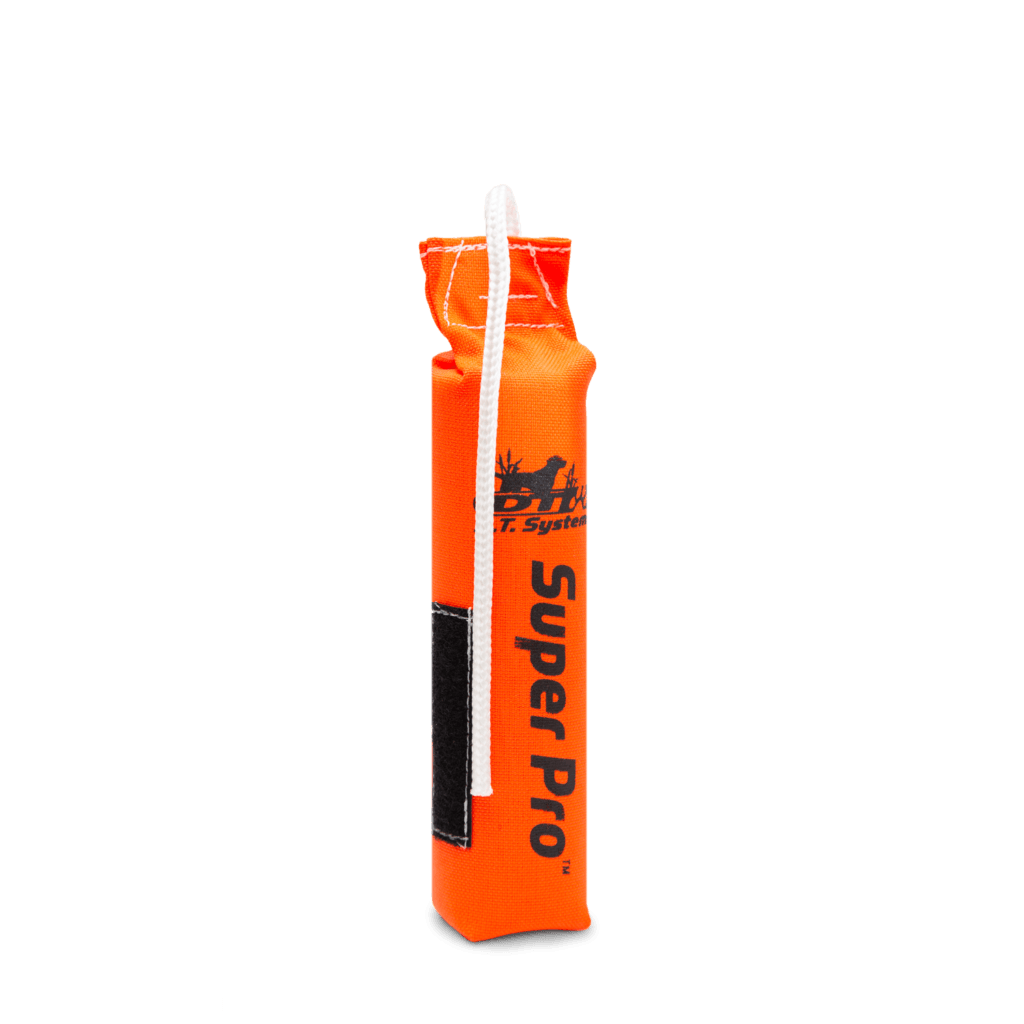 Nylon Dummy, Blaze Orange with Scent Strip for dogs — Pet Supplies 4 Less