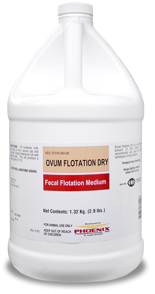 Ovum Flotation Dry Fecal Float for Animals — Pet Supplies 4 Less