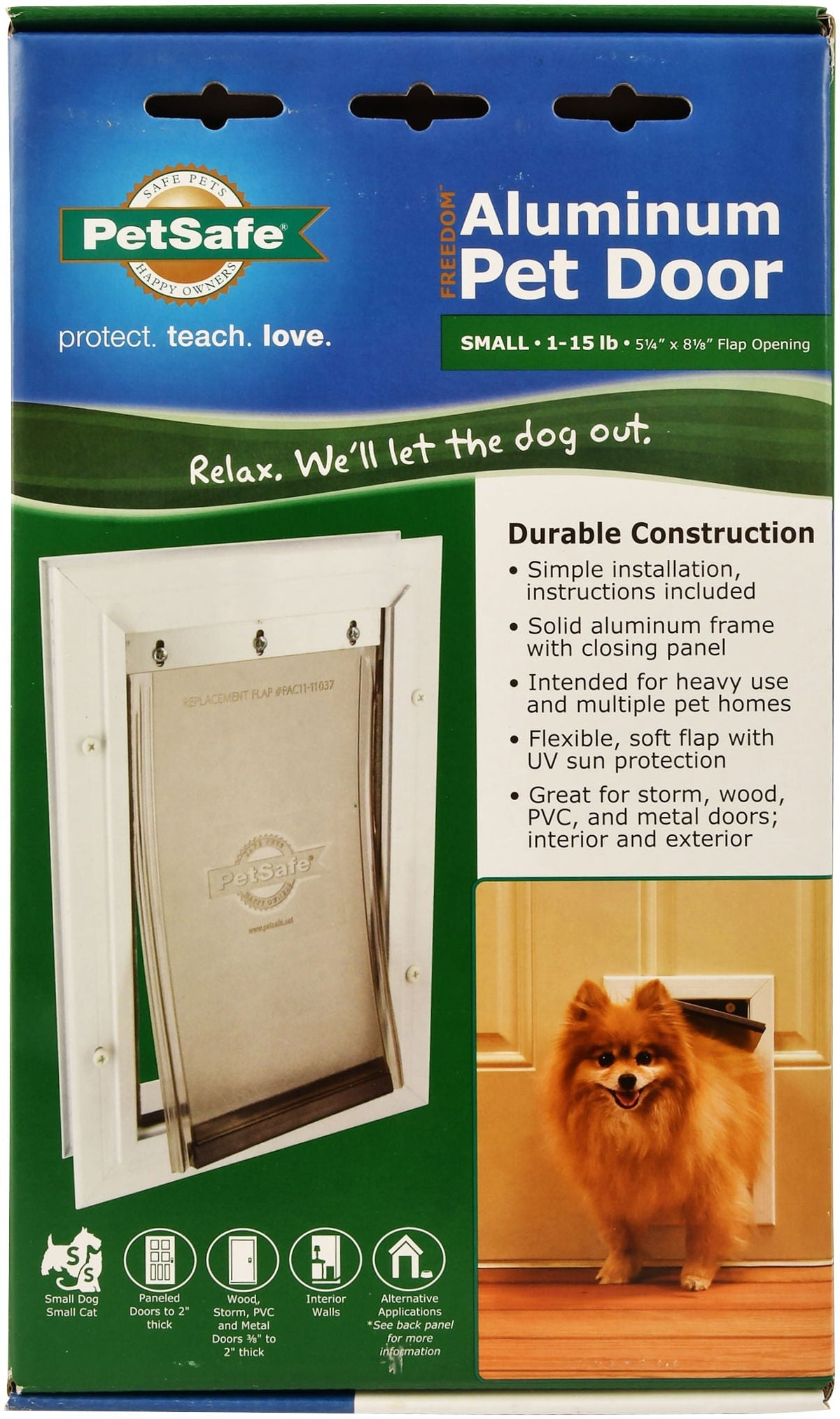 PetSafe Freedom Aluminum Pet Door & Replacement Flap — Pet Supplies 4 Less
