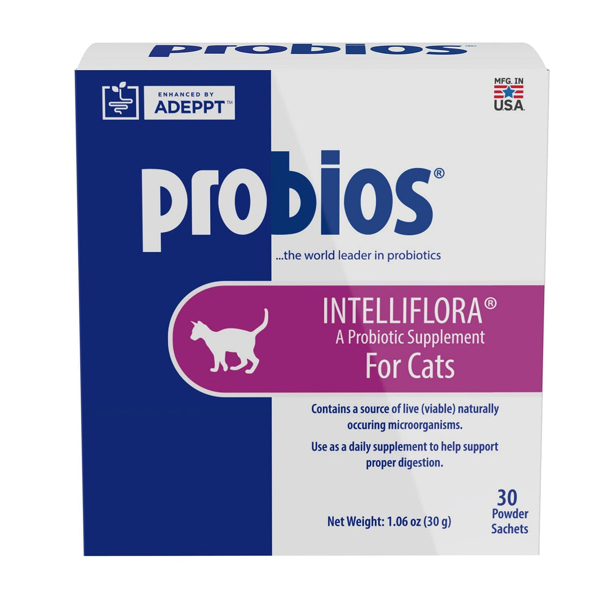 Probios INTELLIFLORA Probiotic Supplement for Cats — Pet Supplies 4 Less
