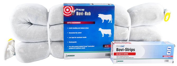 Prozap Bovi-Rub Cattle Backrubber & Bovi-Strips for Fly Control — Pet ...