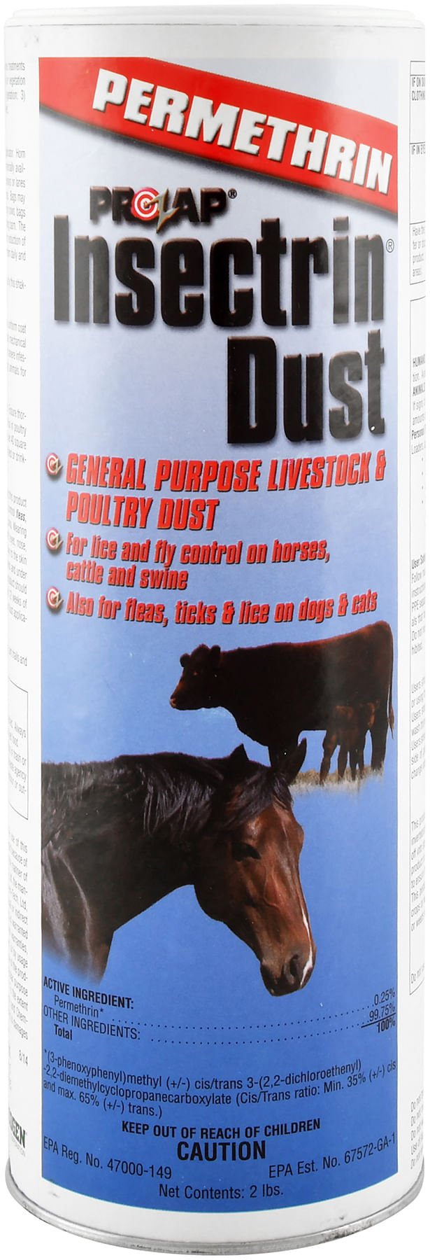 Prozap® Insectrin Fly Control Dust with Permethrin — Pet Supplies 4 Less