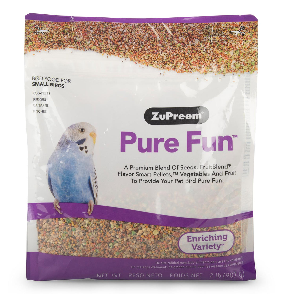 ZuPreem Pure Fun Bird Food for Small Birds — Pet Supplies 4 Less
