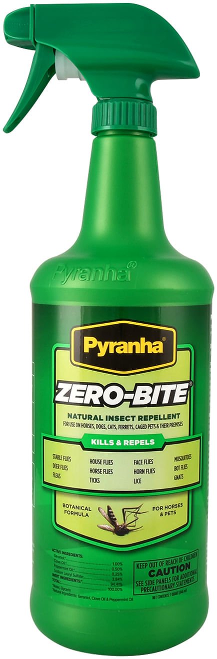 Pyranha Zero-Bite Natural Fly Spray for Animals — Pet Supplies 4 Less