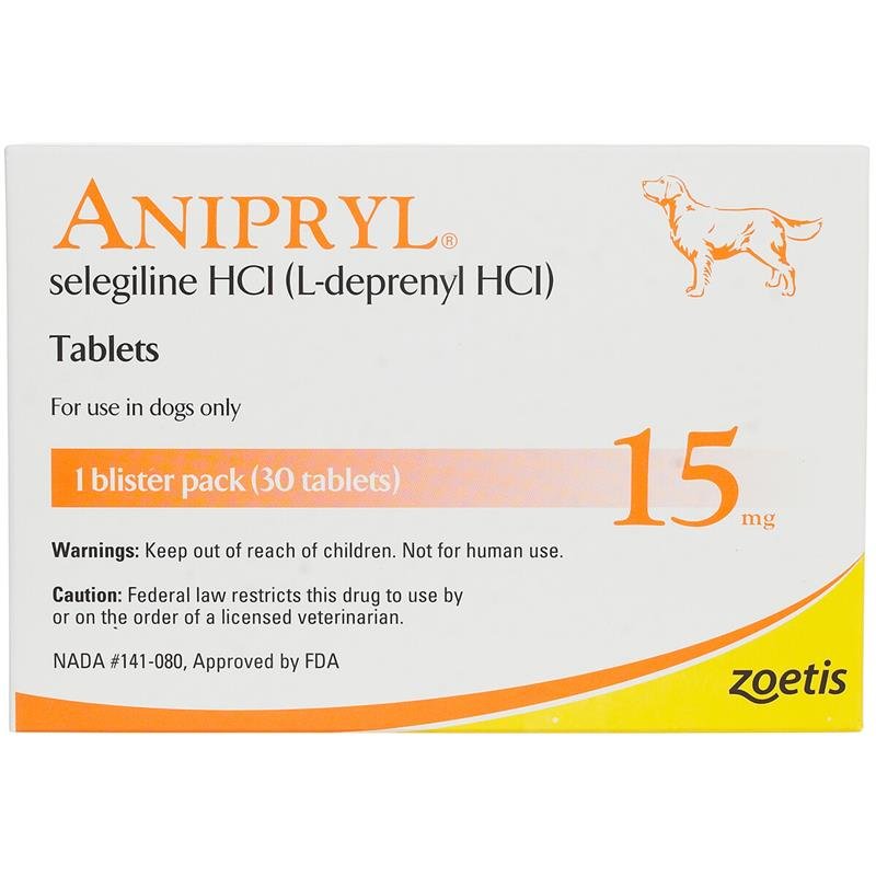 Rx Anipryl Tablets (L-Deprenyl) for Dogs — Pet Supplies 4 Less