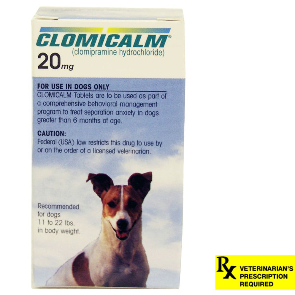 RX Clomicalm Tablets Calming Meds for Dogs — Pet Supplies 4 Less