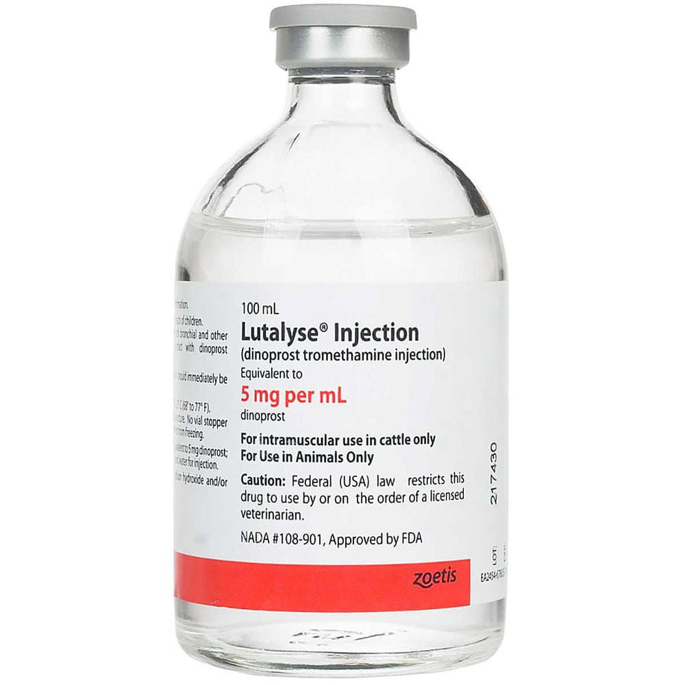 Rx Lutalyse Sterile Solution for Horse, Swine and Cattle — Pet Supplies ...