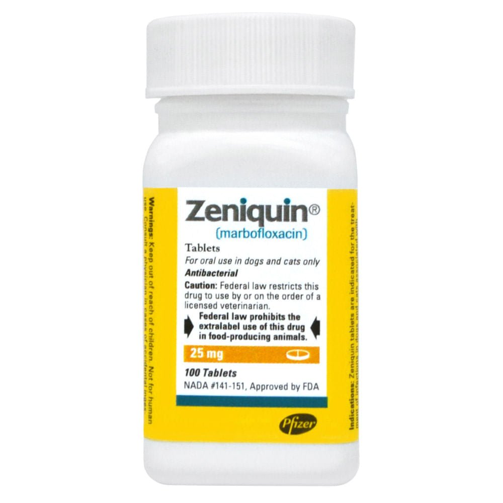 Rx Zeniquin Tablets (Marbofloxacin) for Dogs and Cats — Pet Supplies 4 Less