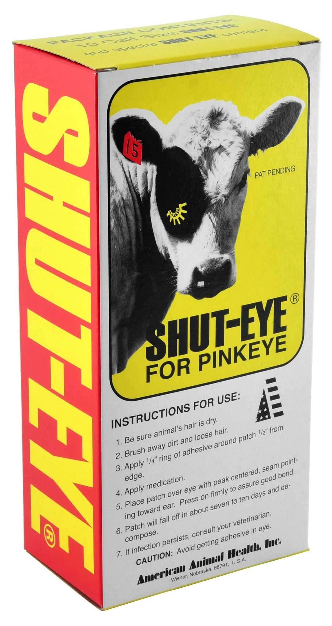 Shut-Eye Protective Cattle Eye Patch Kit — Pet Supplies 4 Less