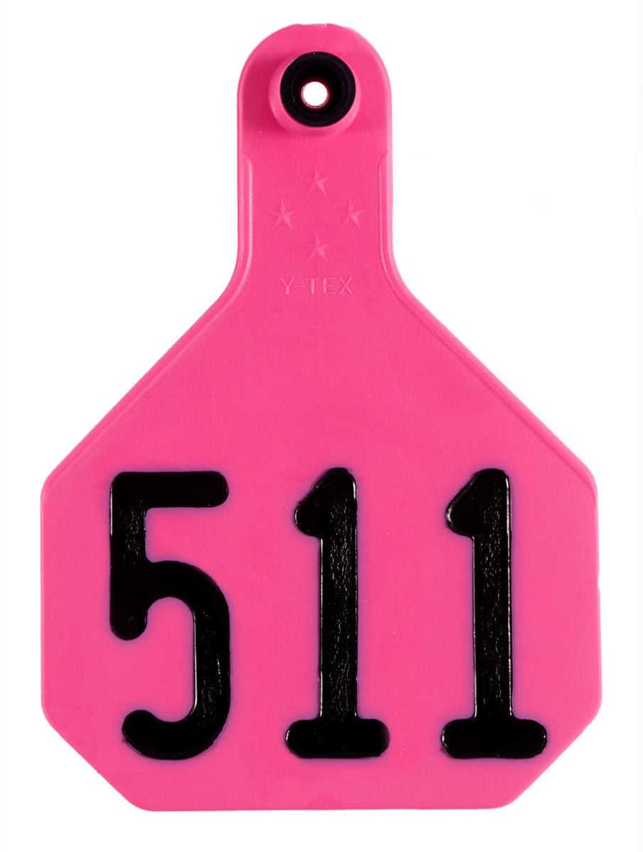 Special Order Numbered Y-Tex Tags for Livestock, Large — PSL