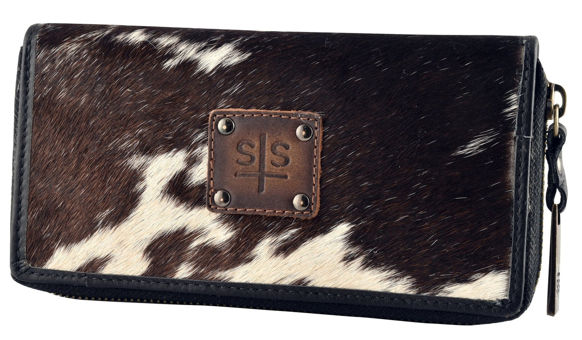 STS Ranchwear Cowhide Bi-Fold Zip Wallet — Pet Supplies 4 Less