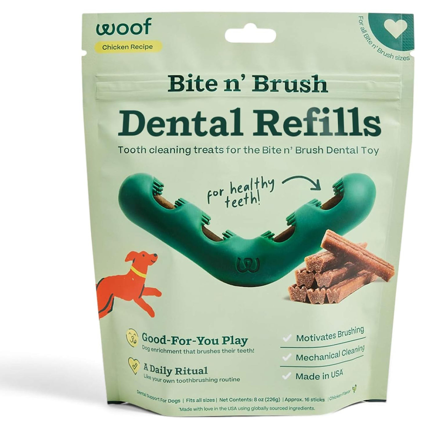 Bite n' Brush Dental Chew Toy for Dogs — Pet Supplies 4 Less